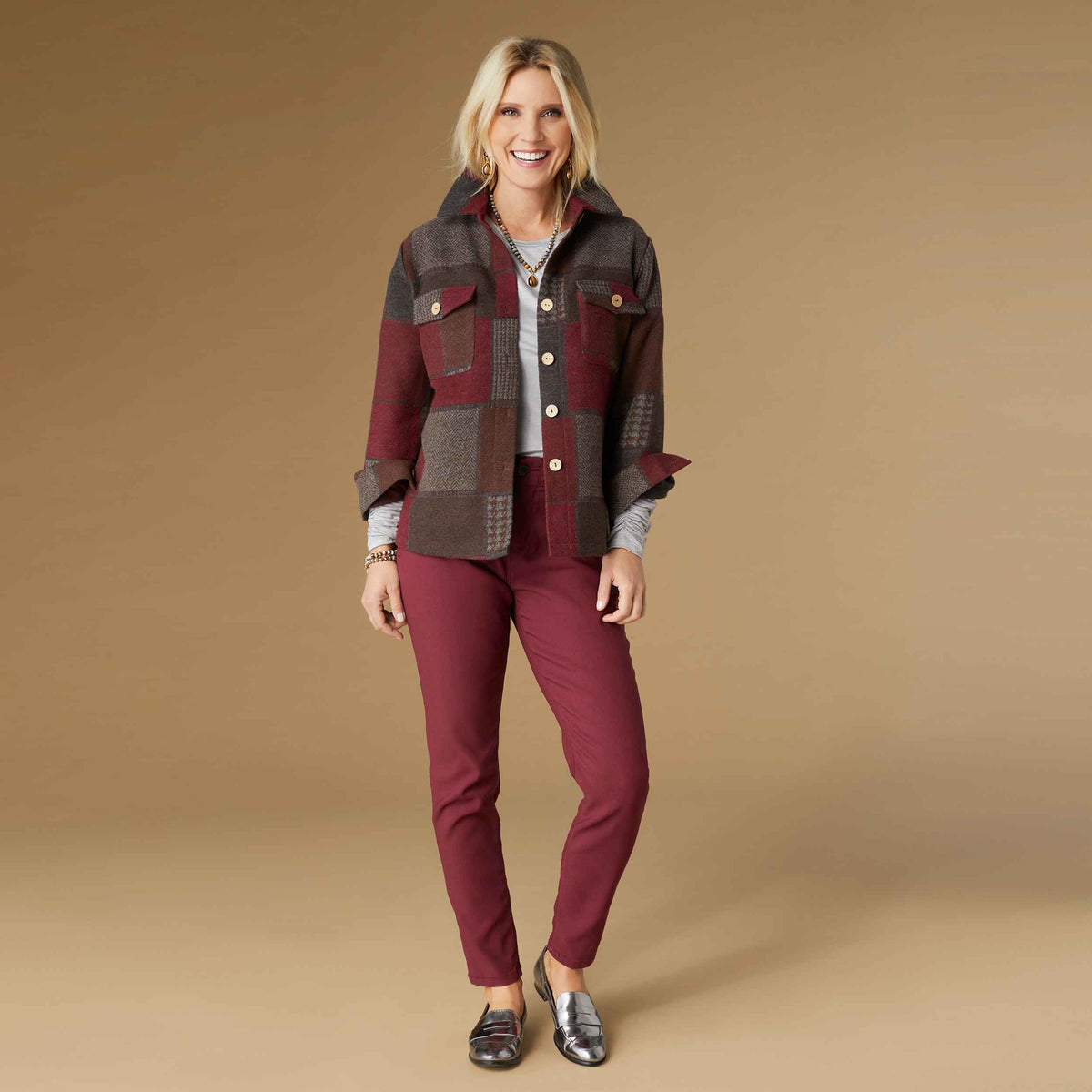 Cloud 9ine Skinny Pant - Beaujolais - Final Sale – COCO + CARMEN