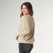 Davy V-Neck Knit Top - Oatmeal Heather - Final Sale – COCO + CARMEN