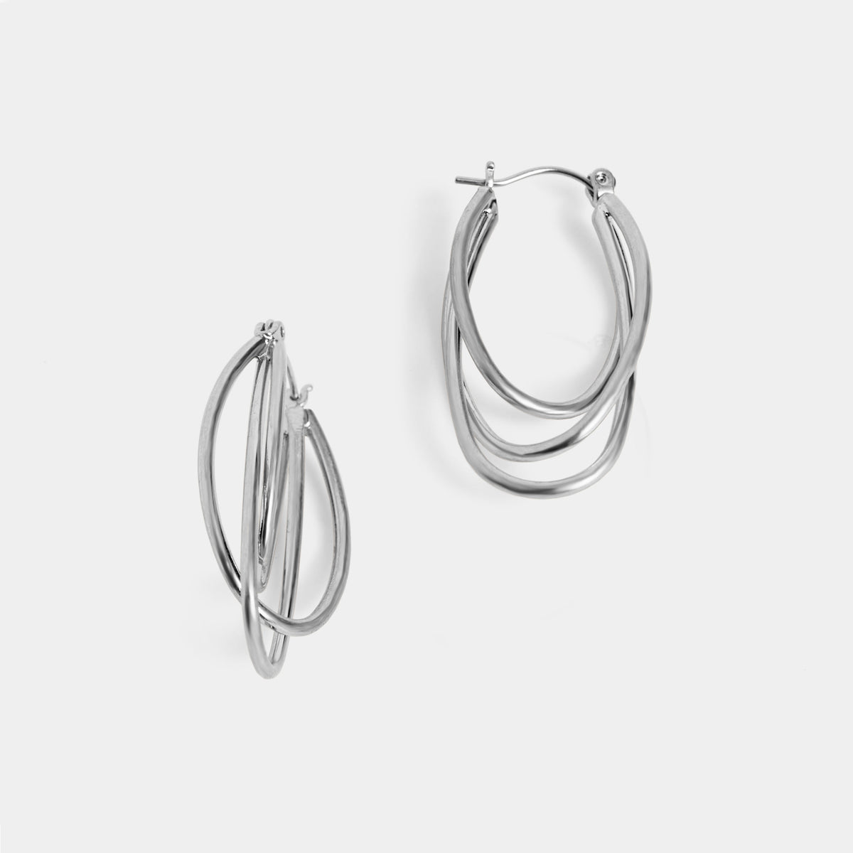 Swoopty Loop Hoop - Silver – COCO + CARMEN