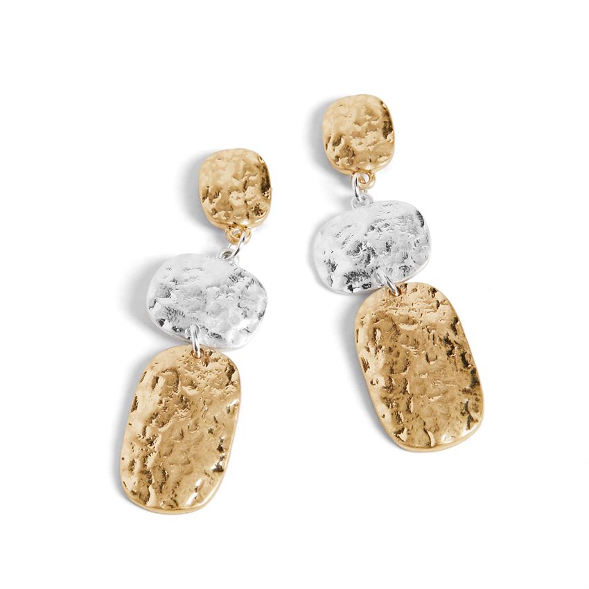 Tri Shape Dangle - Mixed Metal – COCO + CARMEN
